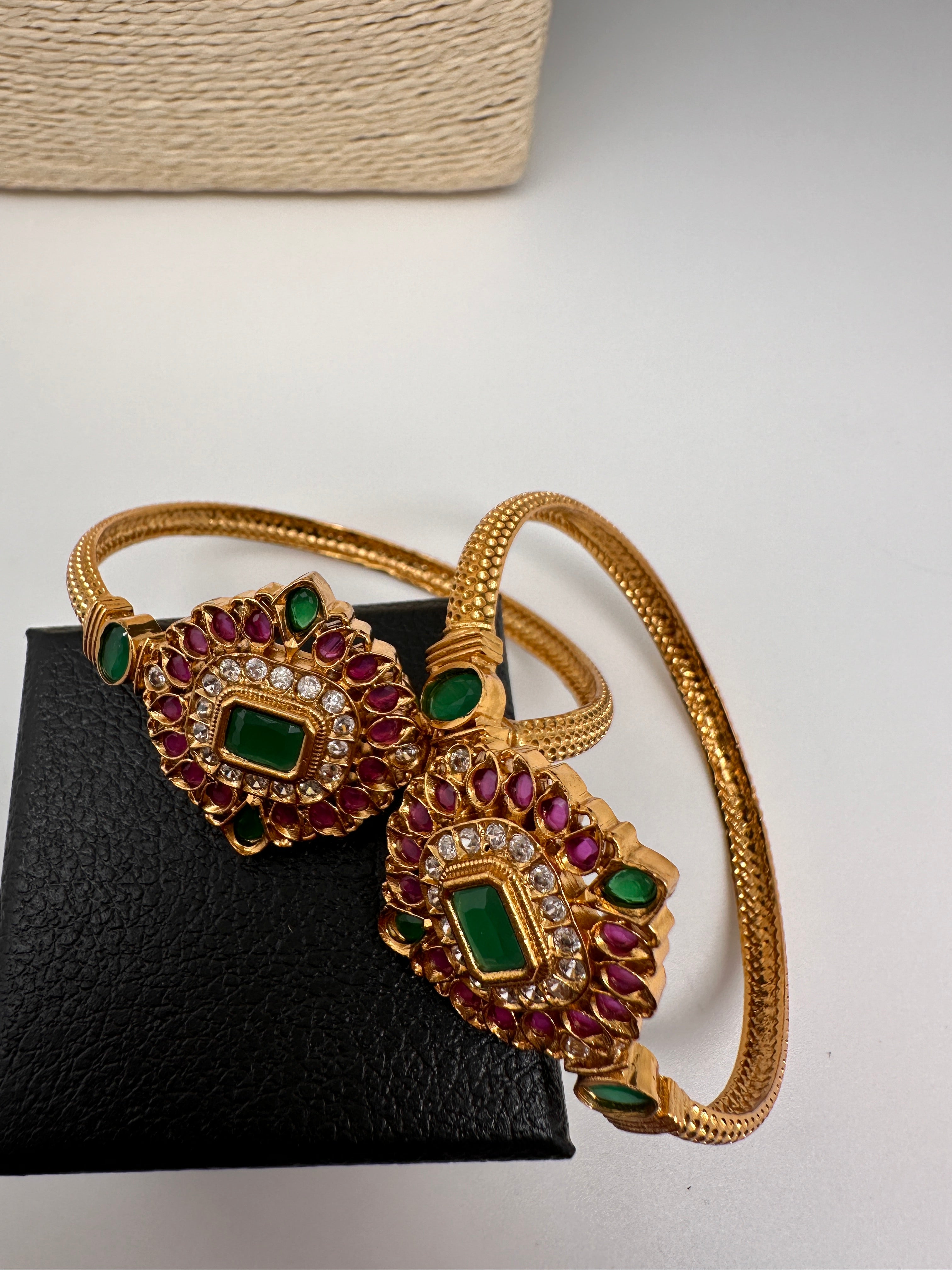 Kada Multi Stone Bangles – Sheetal's FabFashion