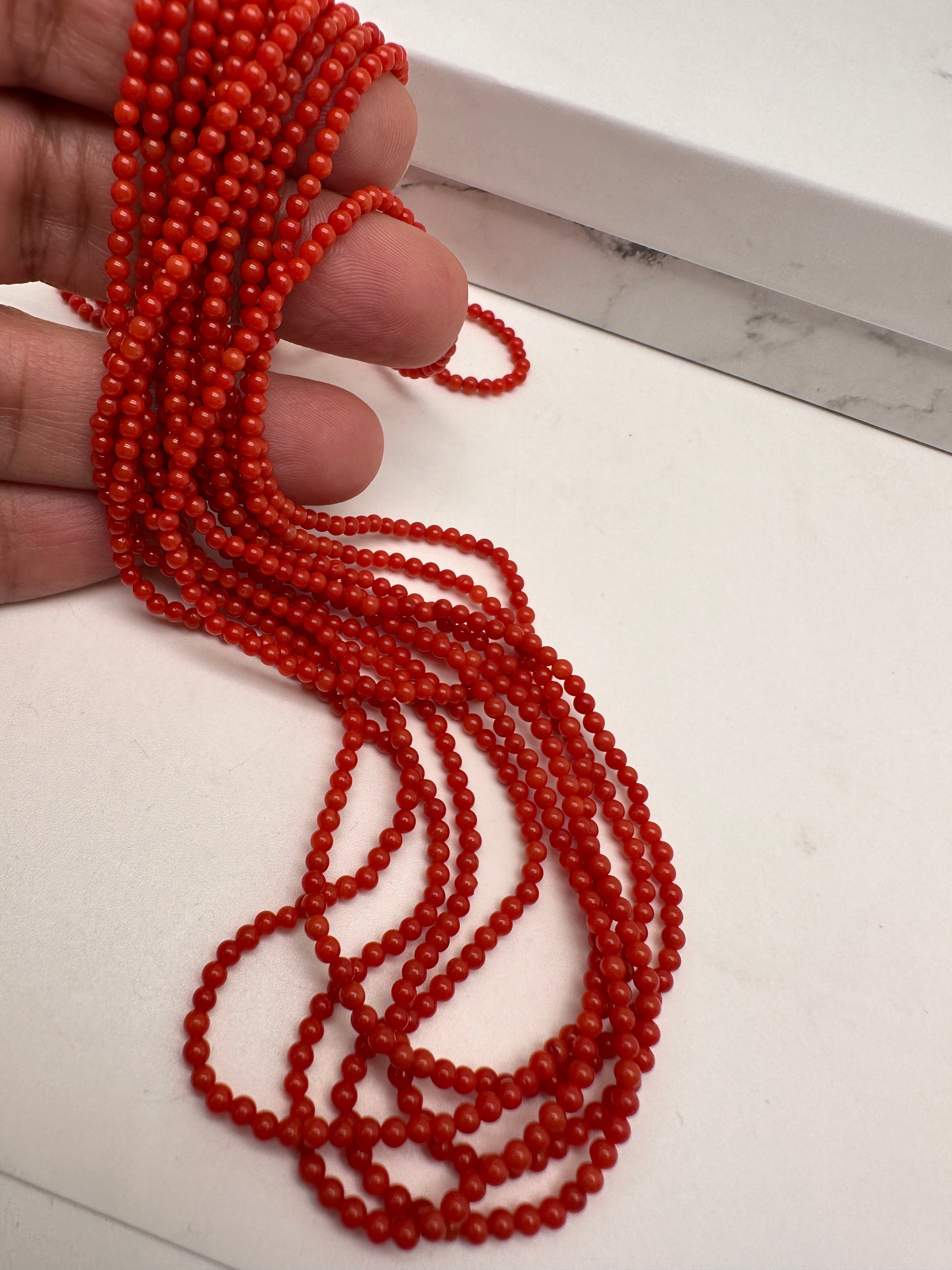 Real coral necklace store