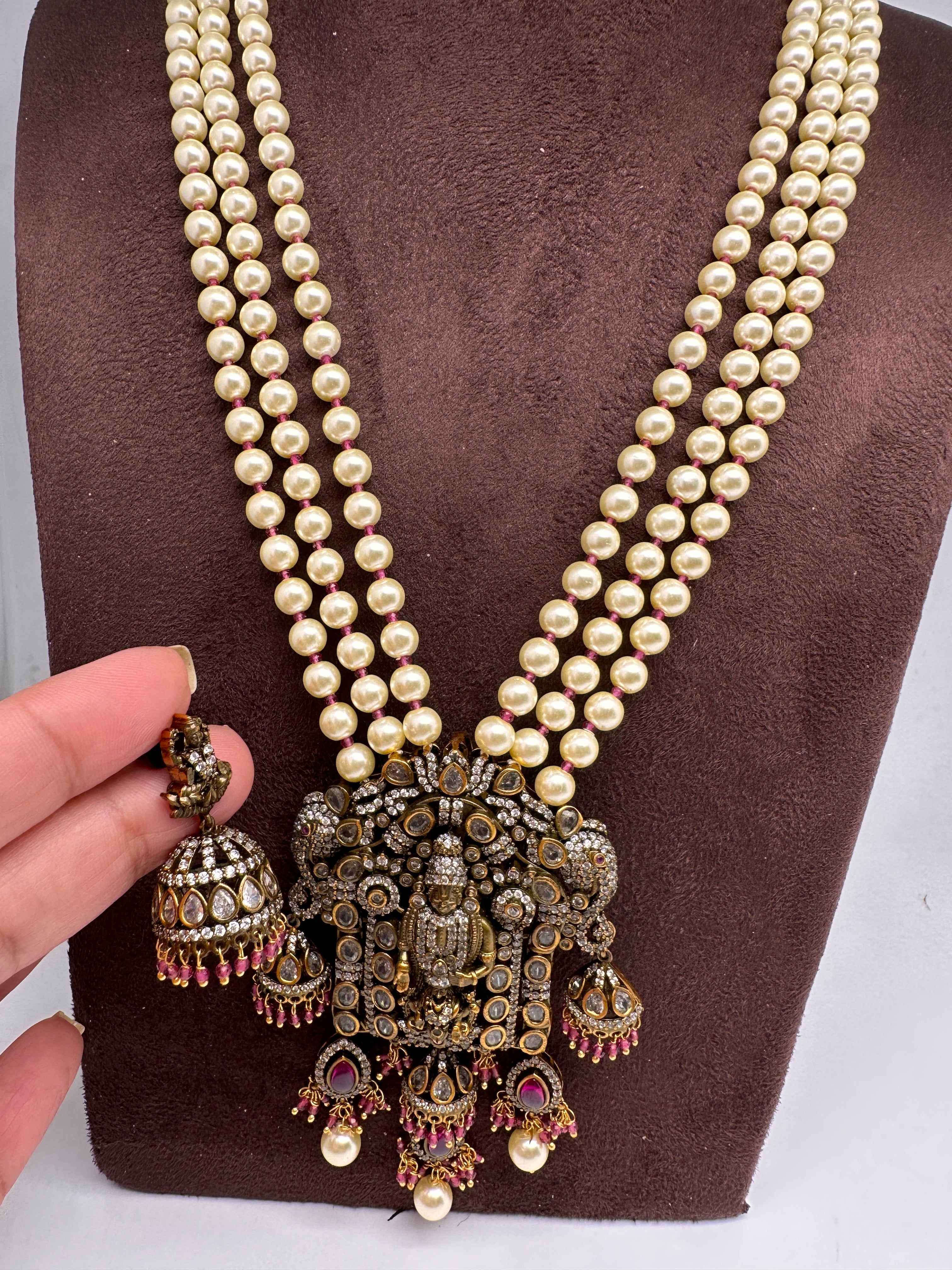 Goddess Lakshmi Balaji Antique Victorian Finish Rani Haar Sheetal s FabFashion